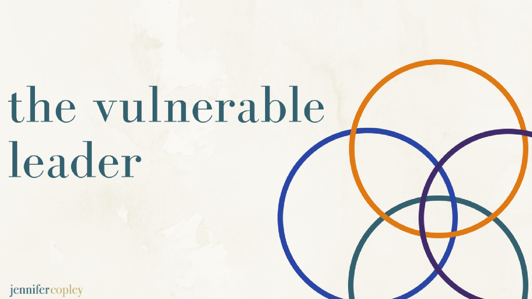 The Vulnerable Leader – Jennifer Copley